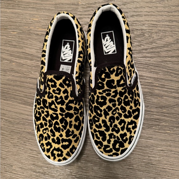 Vans | Shoes | Vans Kids Leopard Loafer New | Poshmark